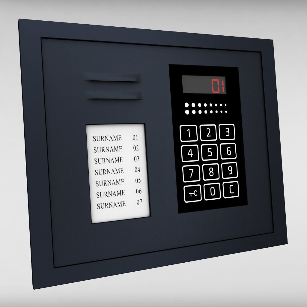 Intercom pack 3D model | CGTrader