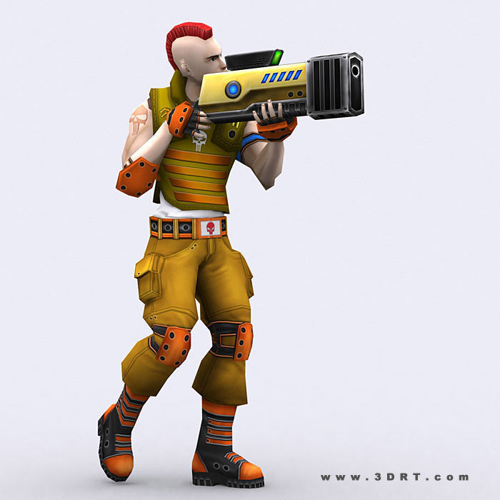 3D model 3DRT - Storm Troopers VR / AR / low-poly rigged animated ...