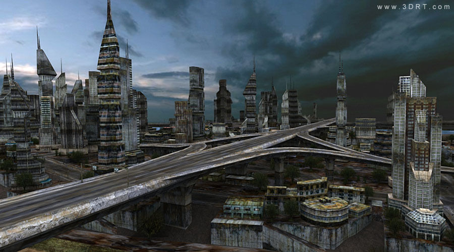 3D model 3DRT - Megacity Construction Kit VR / AR / low-poly | CGTrader