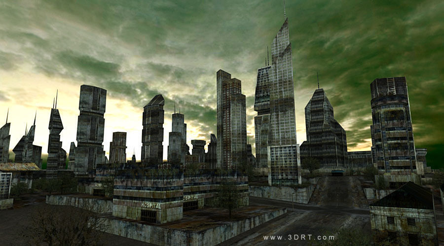 3D model 3DRT - Megacity Construction Kit VR / AR / low-poly | CGTrader