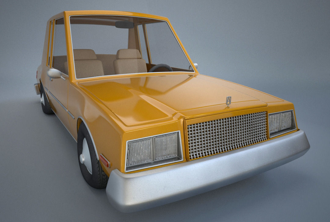 Cartoon Car Buick 3D Model MAX 3DS FBX - CGTrader.com