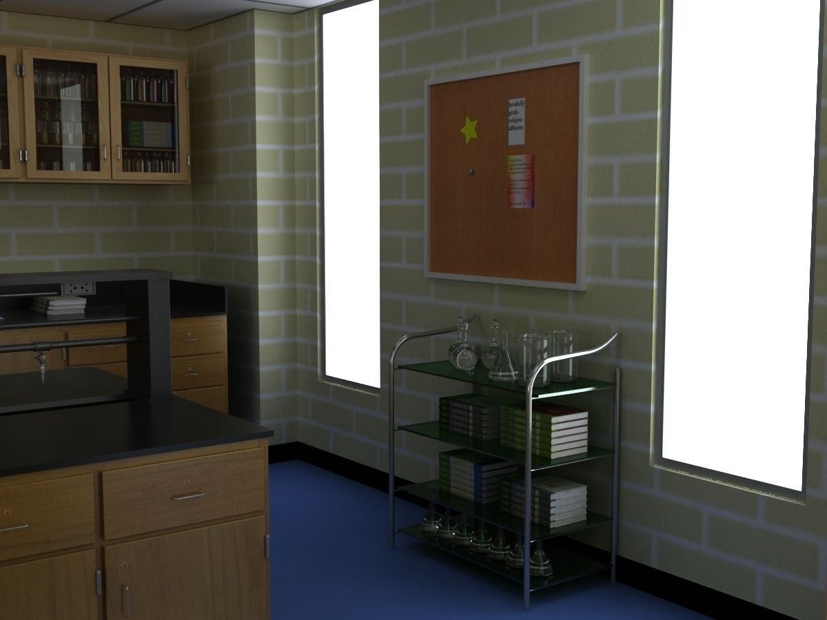 Science Laboratory 02 3D model | CGTrader