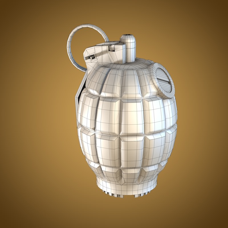 36M Mills bomb 3D model | CGTrader