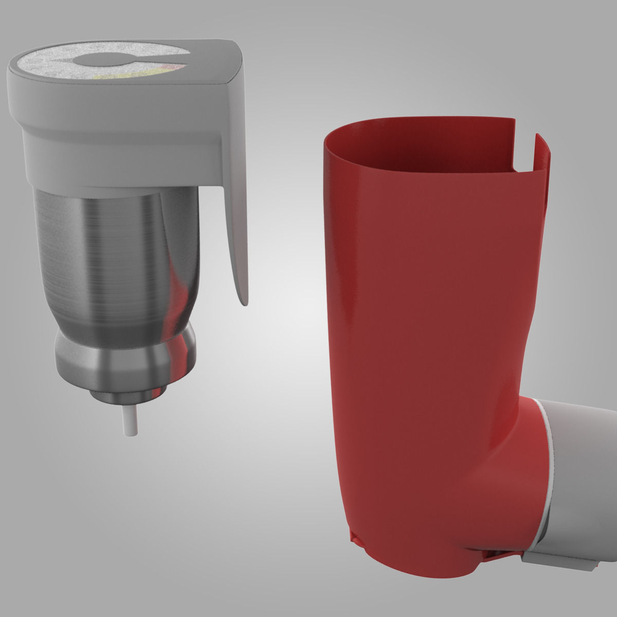 Vannair Asthma Inhaler 3D model | CGTrader