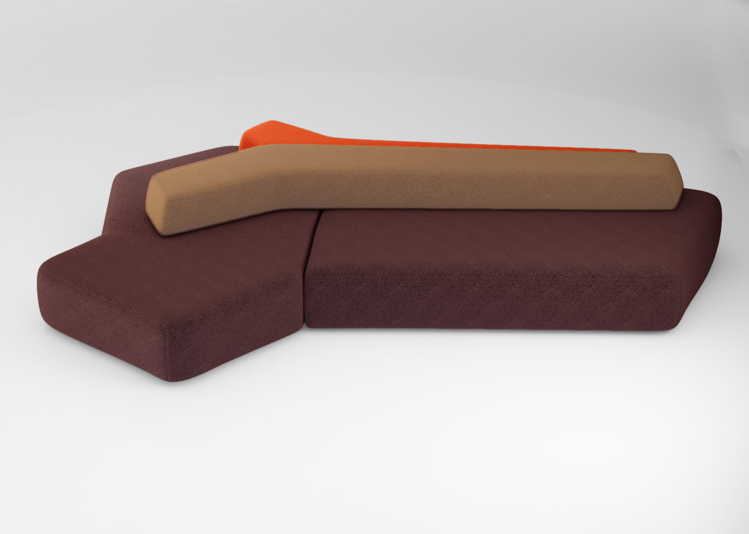Moroso Rift sofa set 3D model | CGTrader