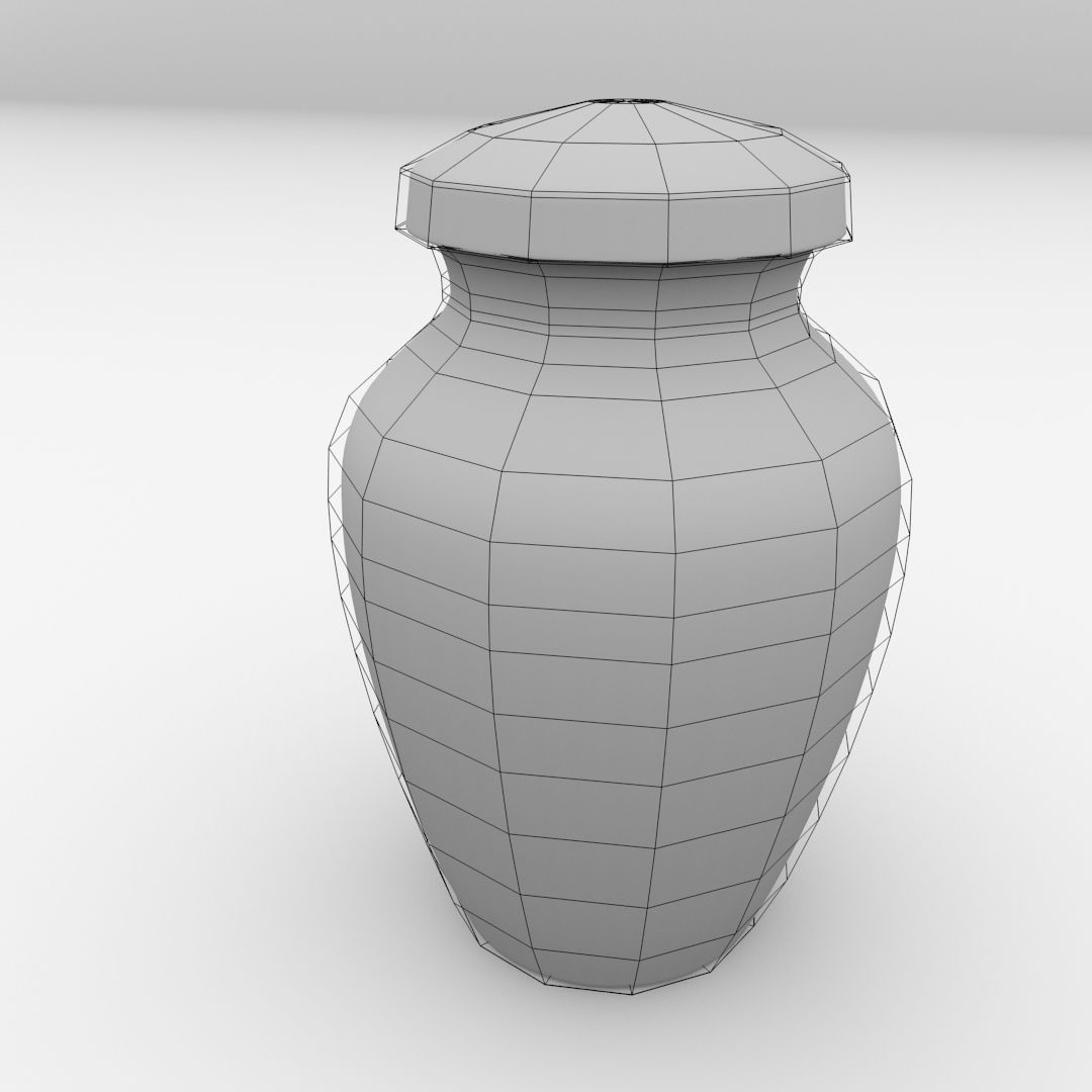 Cremation Urn 3D Model 3DS FBX BLEND DAE | CGTrader.com