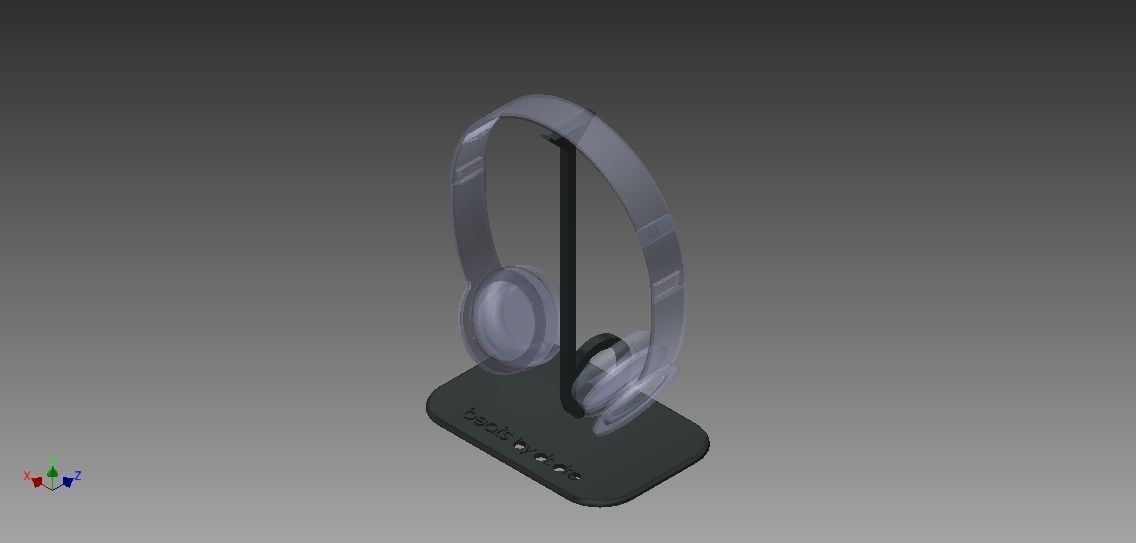 Beats By Dr Dre Wireless Headphone Stand 3D model 3D printable | CGTrader