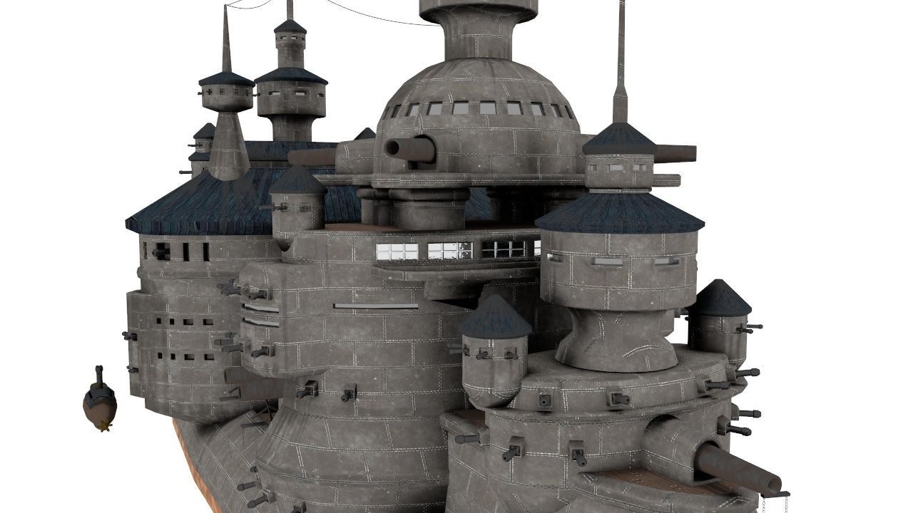 Steampunk Cruiser 3D model | CGTrader