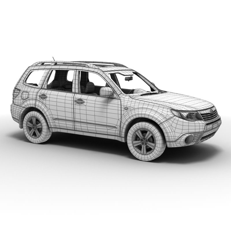 Subaru Forester 2010 3D model | CGTrader