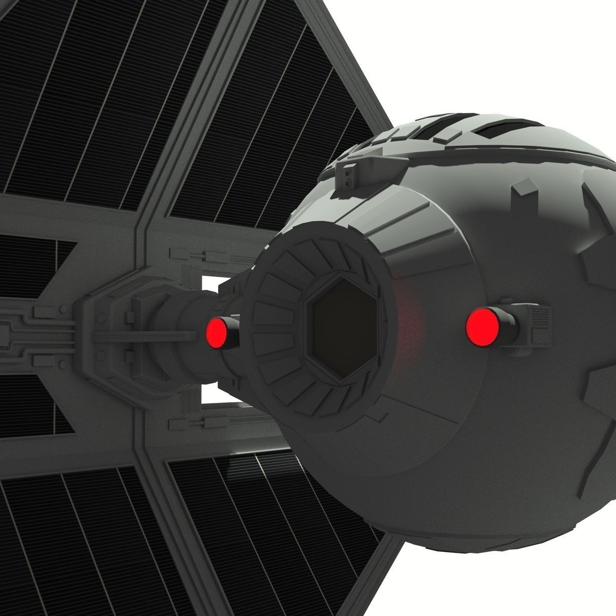 TIE Interceptor 3D model | CGTrader
