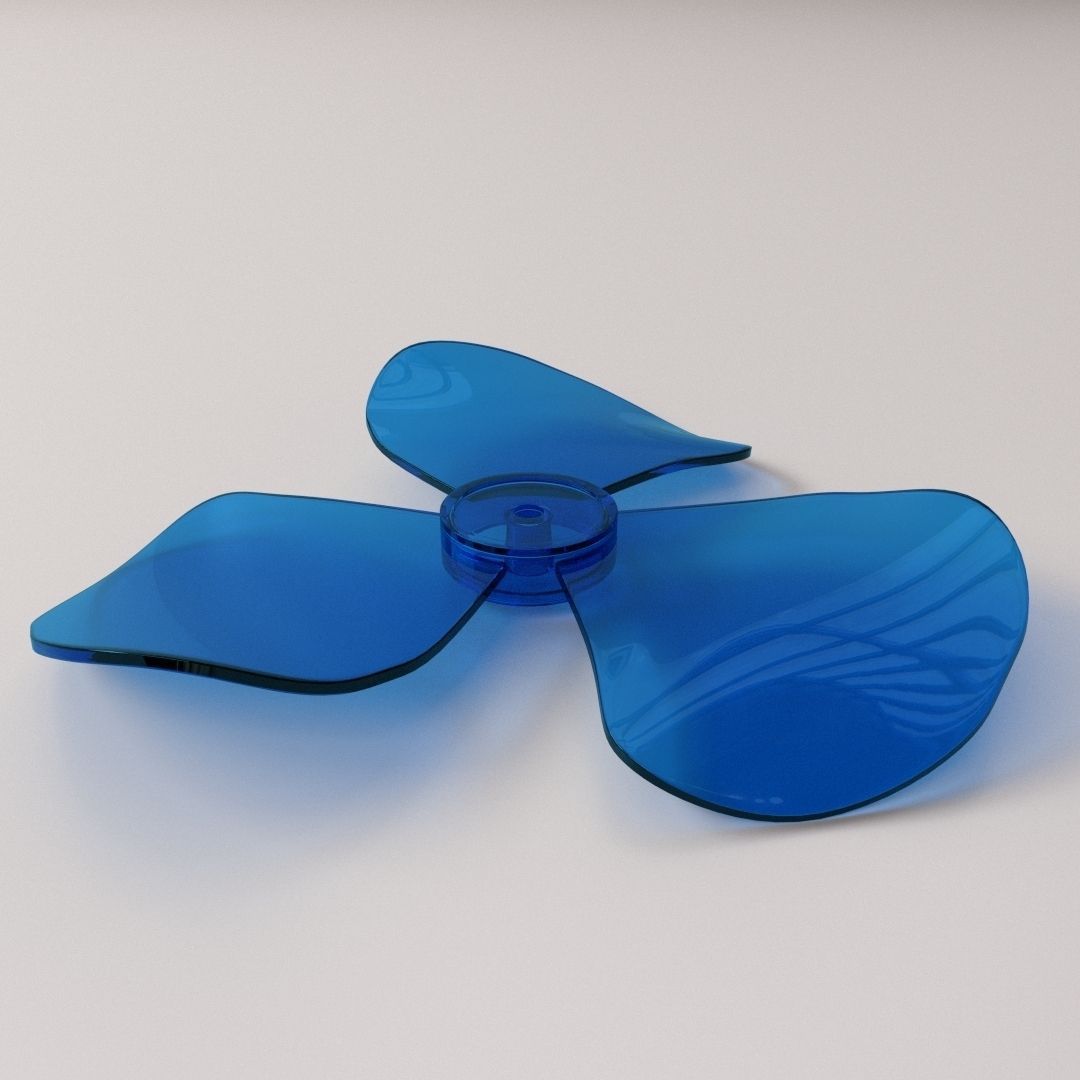 Fan Blade 3D Model 3DS FBX BLEND DAE | CGTrader.com