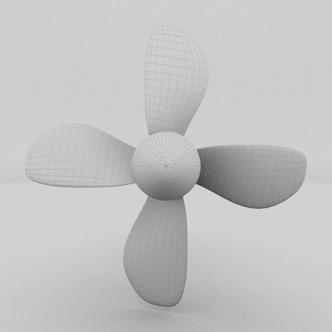 3D model Ship Propeller VR / AR / low-poly animated | CGTrader