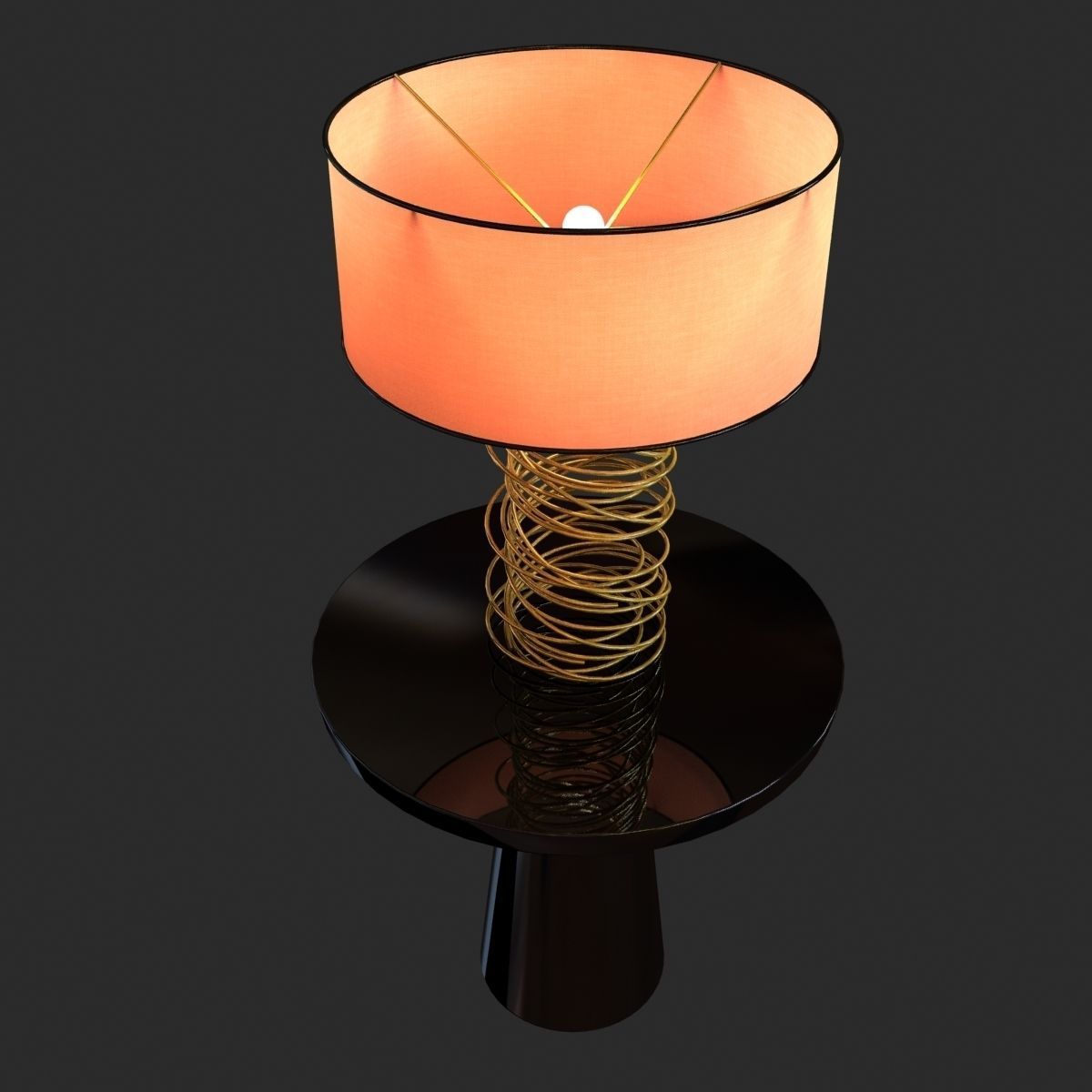 Ralph Pucci Table Lighting Tornado lamp 3D model | CGTrader