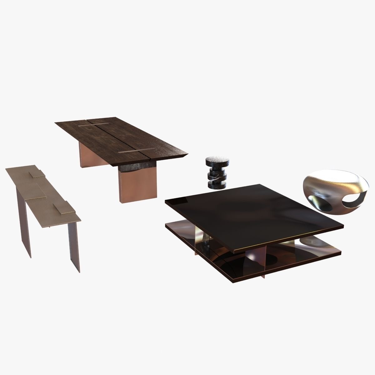 Tables Collection 3D model | CGTrader