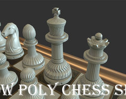 Chess set 3D Models | Download 3D Chess set files | CGTrader.com
