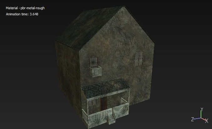 3D model house for games VR / AR / low-poly MAX - CGTrader.com