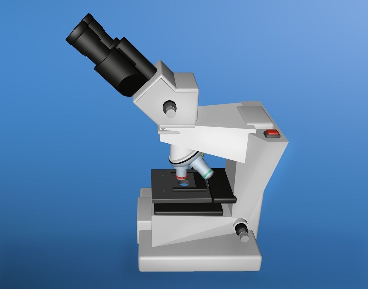 3D model Microscope VR / AR / low-poly 3DS FBX C4D - CGTrader.com