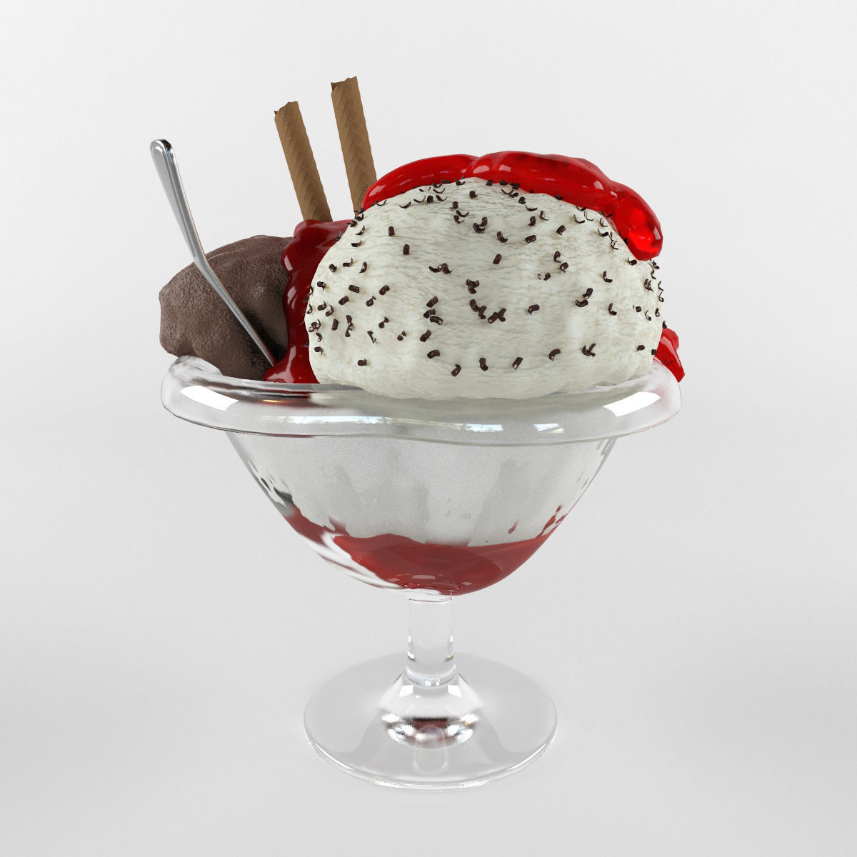 Ice cream set 3D Model .max .obj .fbx - CGTrader.com