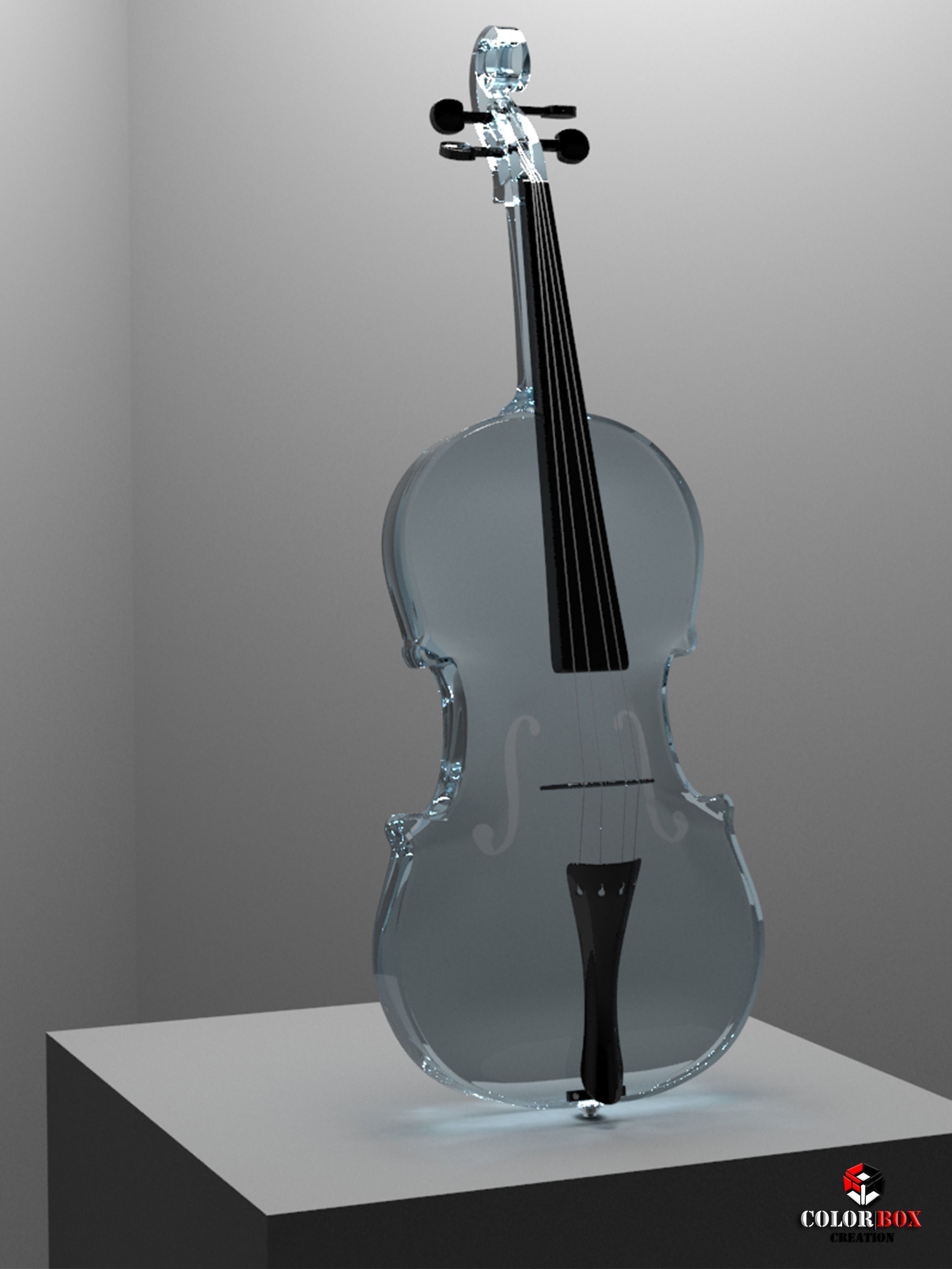 Violin 3D model | CGTrader