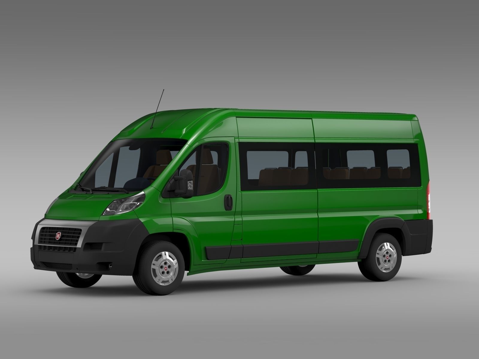 Fiat Ducato Maxi Bus L4H2 2006-2014 3D model | CGTrader