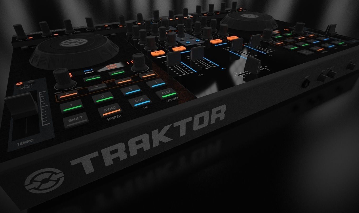 Traktor Kontrol S4 dj mixer 3D model | CGTrader