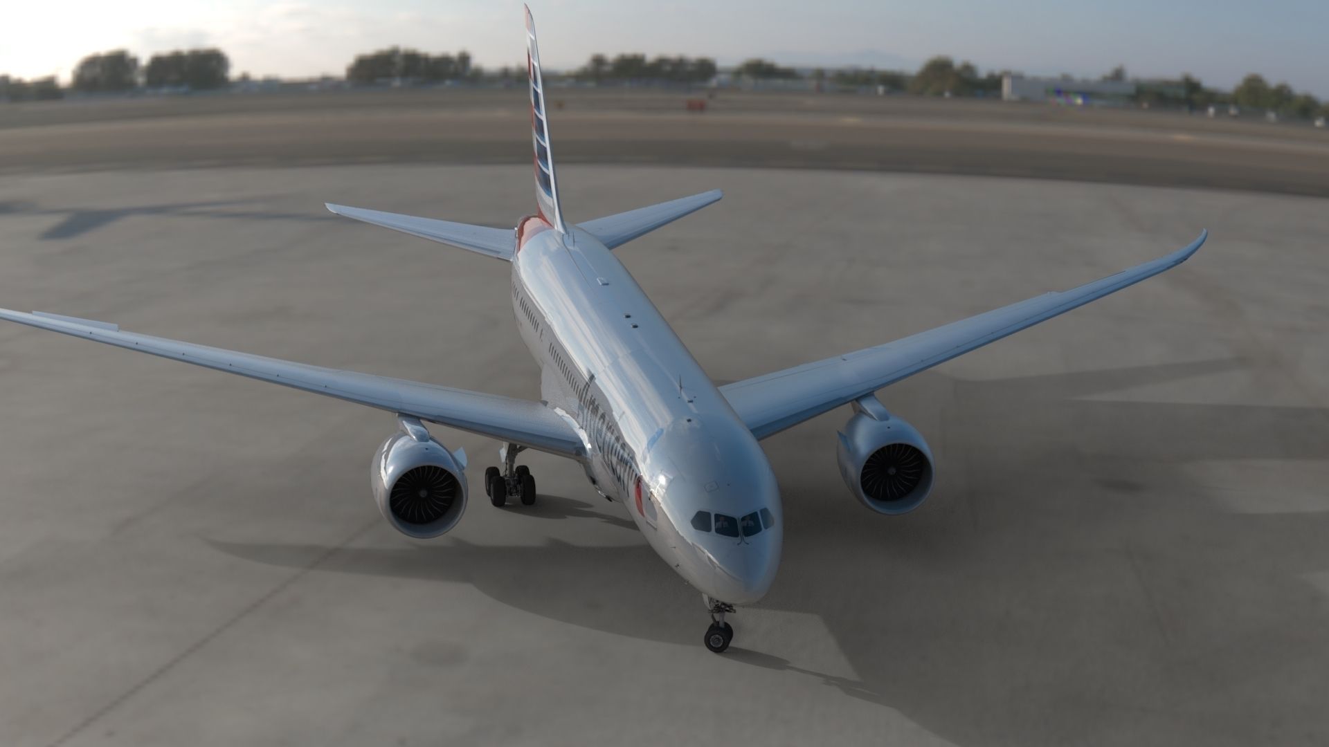 Boeing 787 Dreamliner American Airlines 3D Model MAX OBJ | CGTrader.com