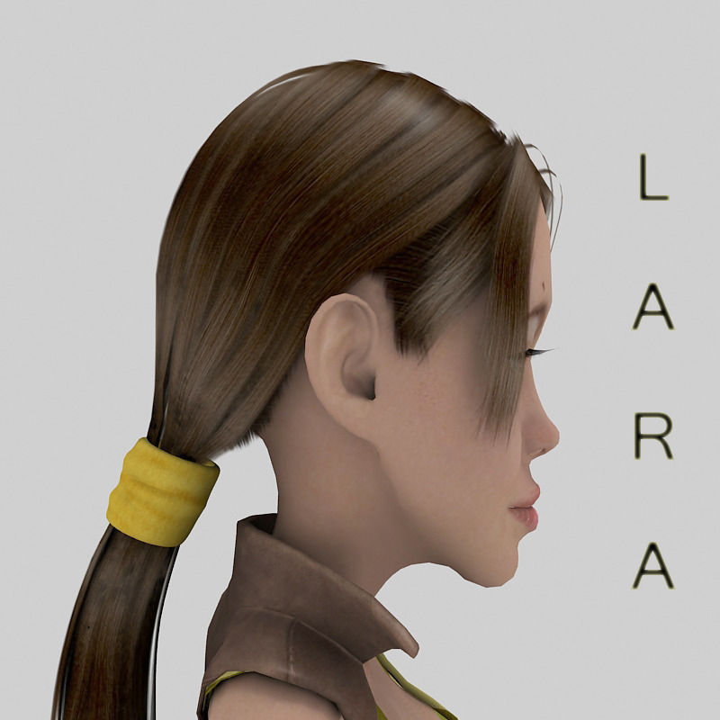 3D model Lara for Unity VR / AR / low-poly animated | CGTrader