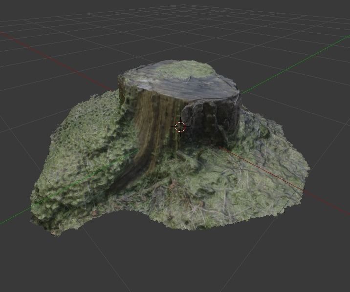 3D model Tree Stump Game-ready VR / AR / low-poly | CGTrader