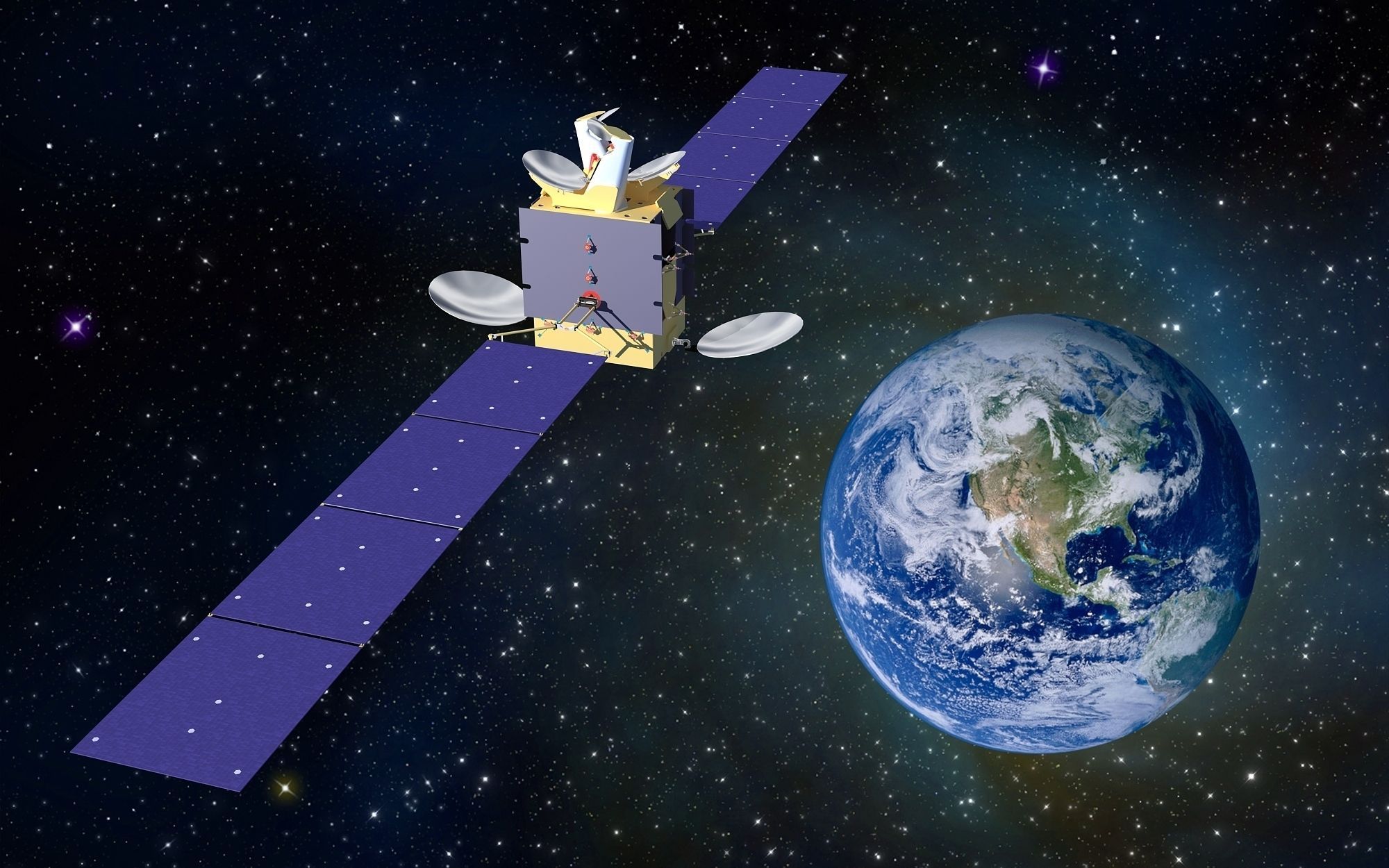 SATELLITE 3A 3D model | CGTrader