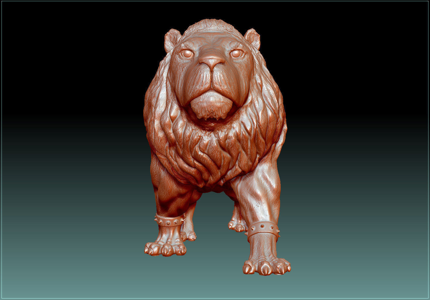 Lion STL 3D model 3D printable | CGTrader