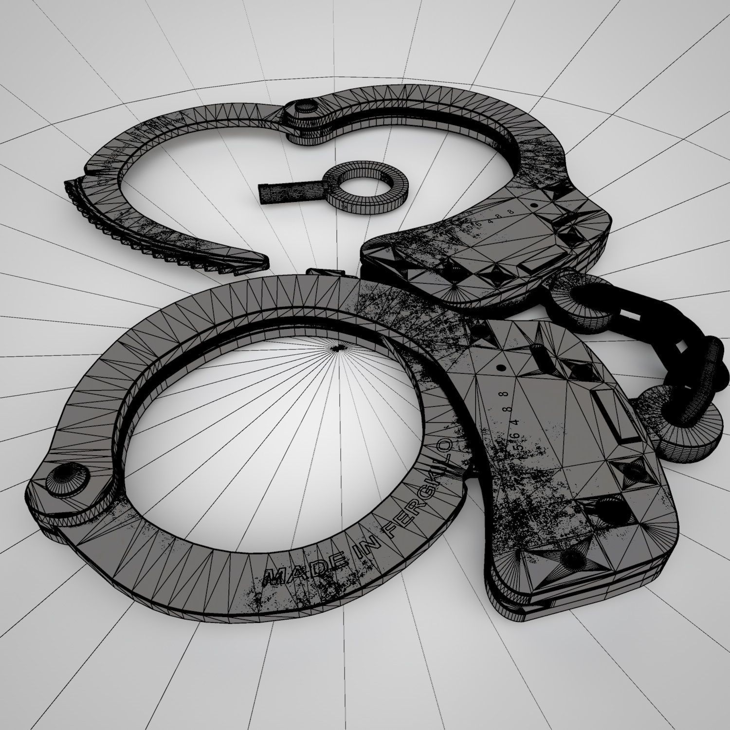 Handcuffs 3D model | CGTrader