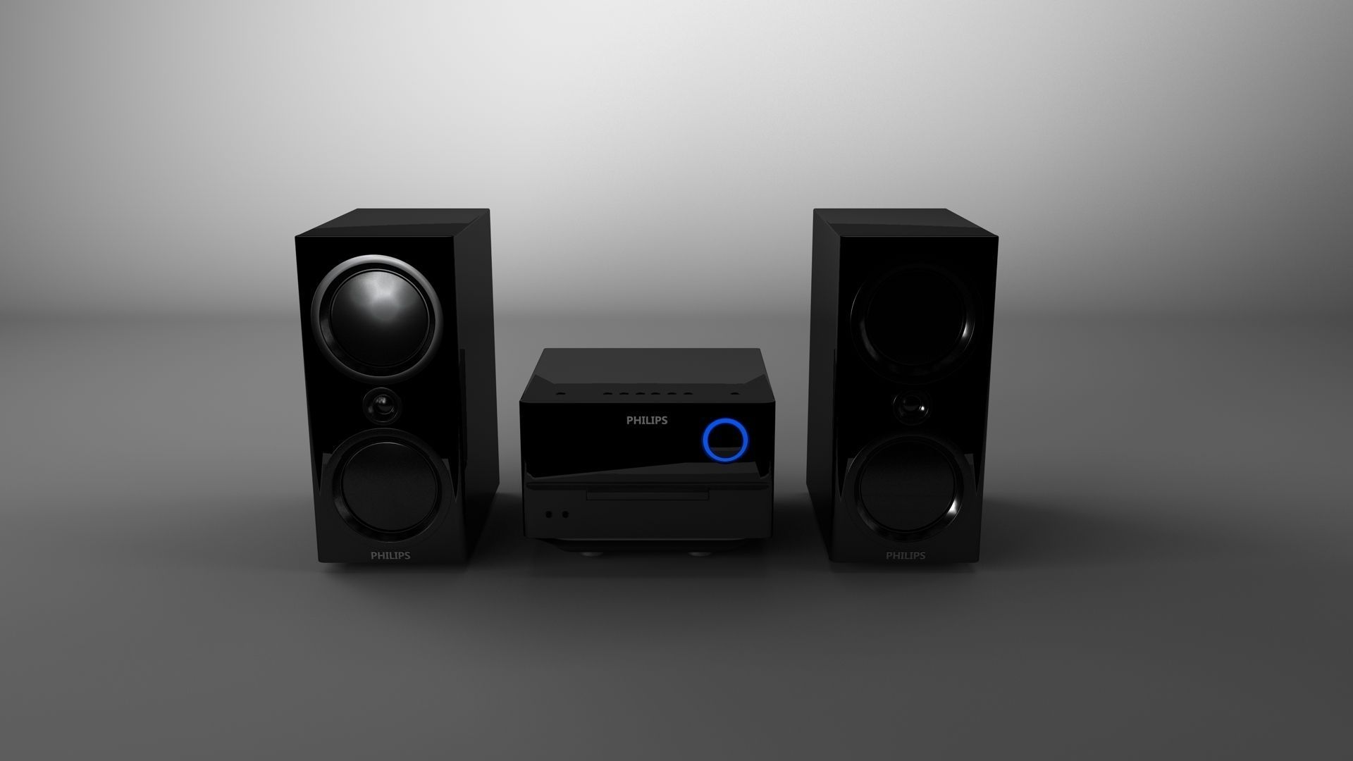 Philips BTM3160 Hifi-System 3D model | CGTrader