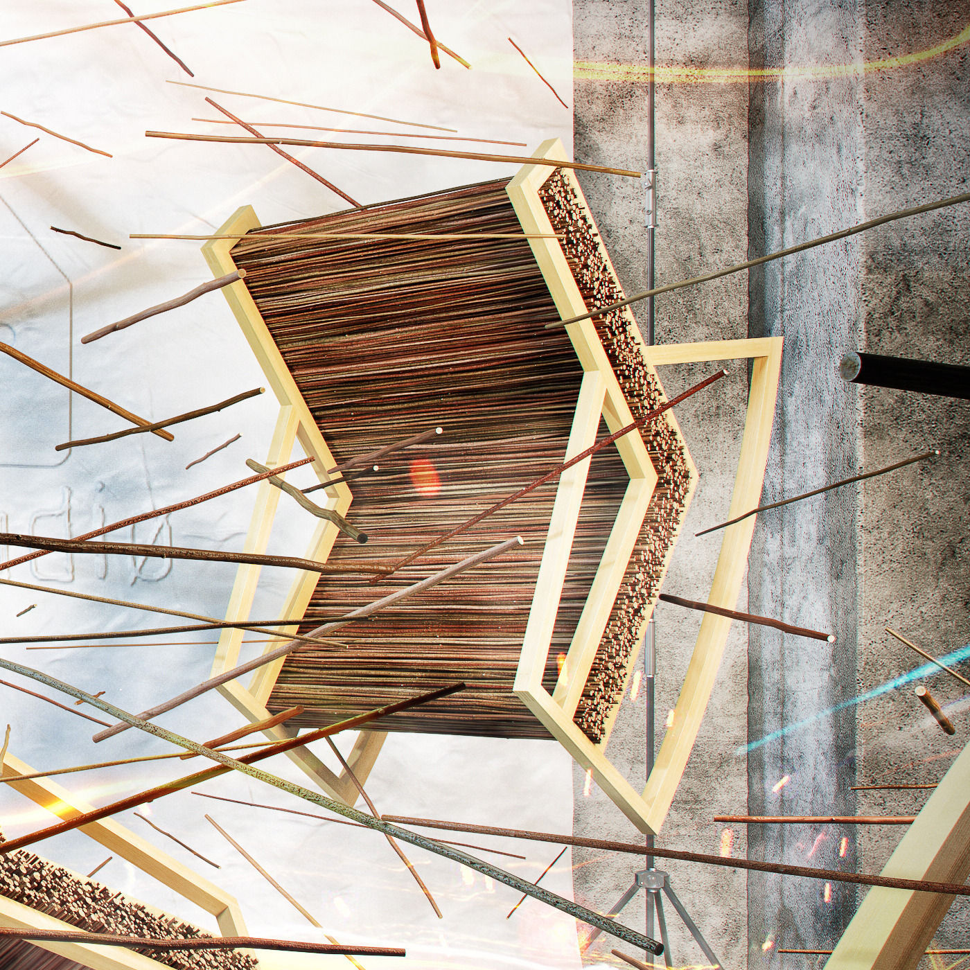 STUDIO VACEK Haluz rocking chair by Tomas Vacek 3D model | CGTrader