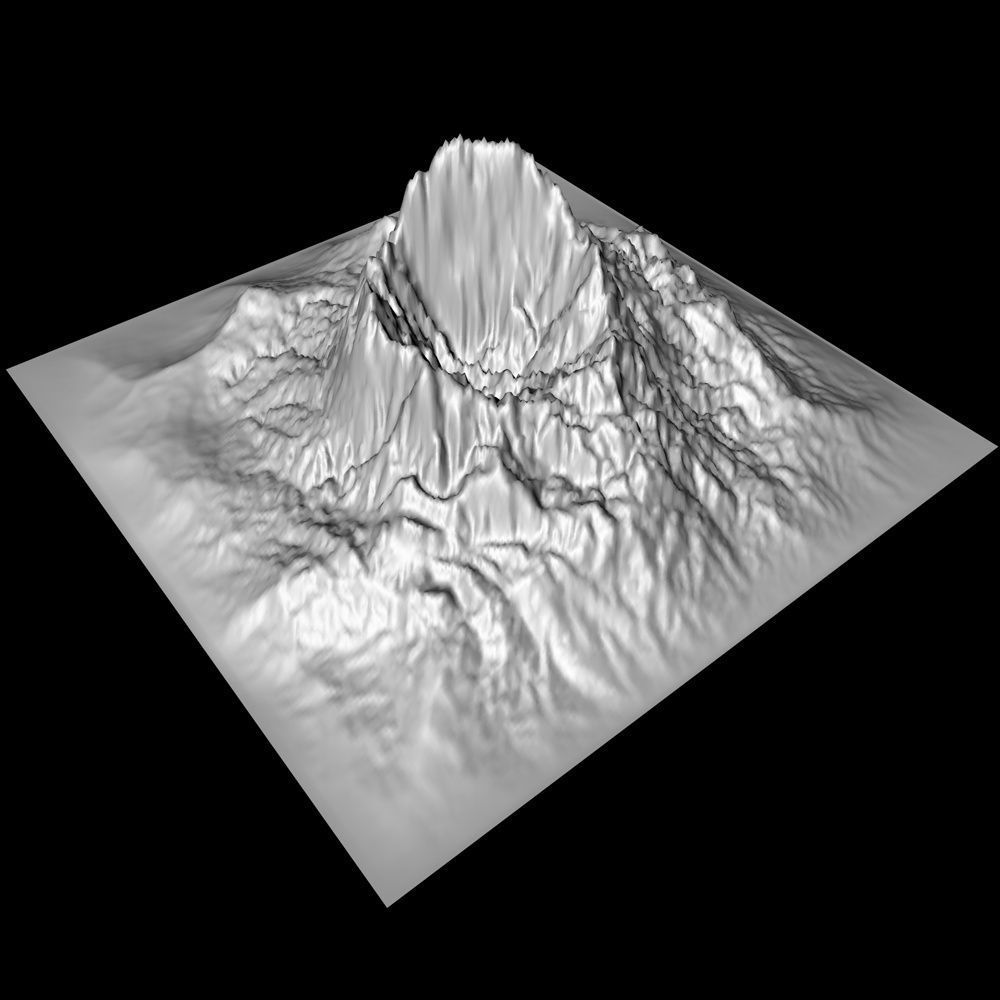 3D model Prehistoric Volcano Low Poly VR / AR / low-poly | CGTrader
