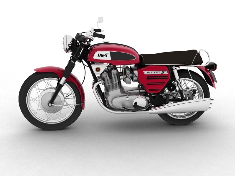 BSA Rocket 3 1969 3D model | CGTrader