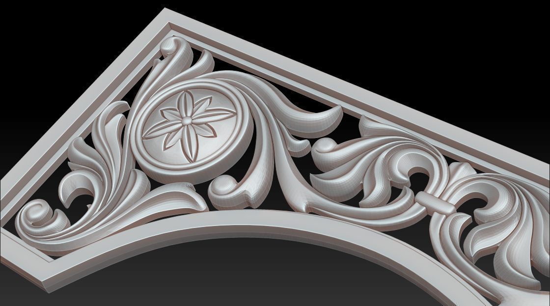 Decorative arc 3D model | CGTrader