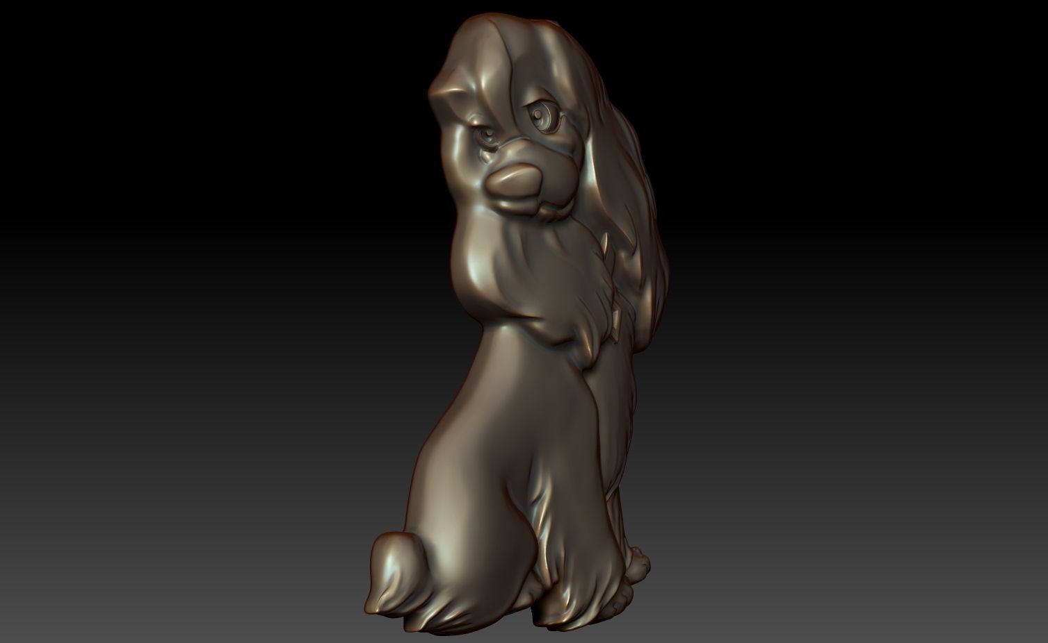 Cartoon dog free 3D model 3D printable | CGTrader