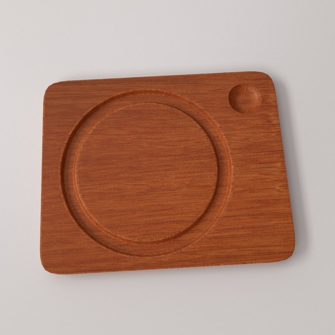 Trencher Plate 3D model | CGTrader