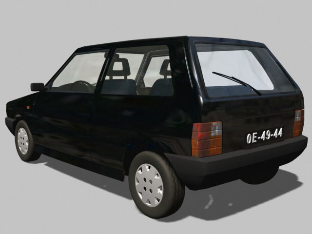 FIAT UNO - 3d model 3D model | CGTrader
