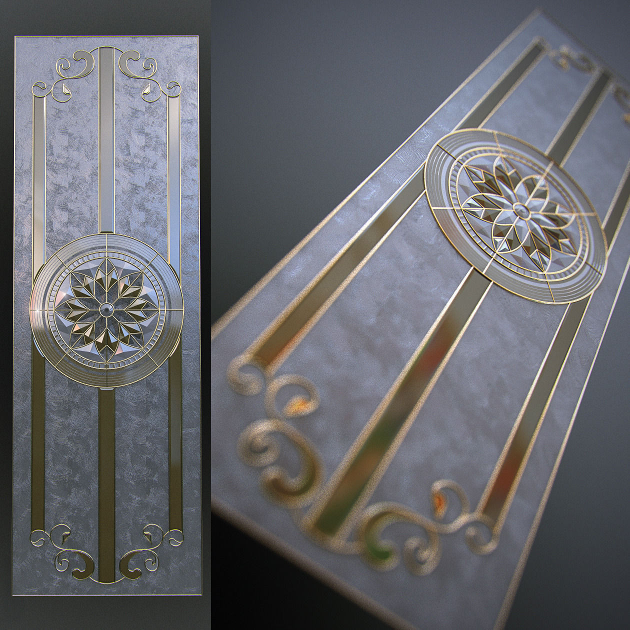 Stained-glass window 3D model | CGTrader