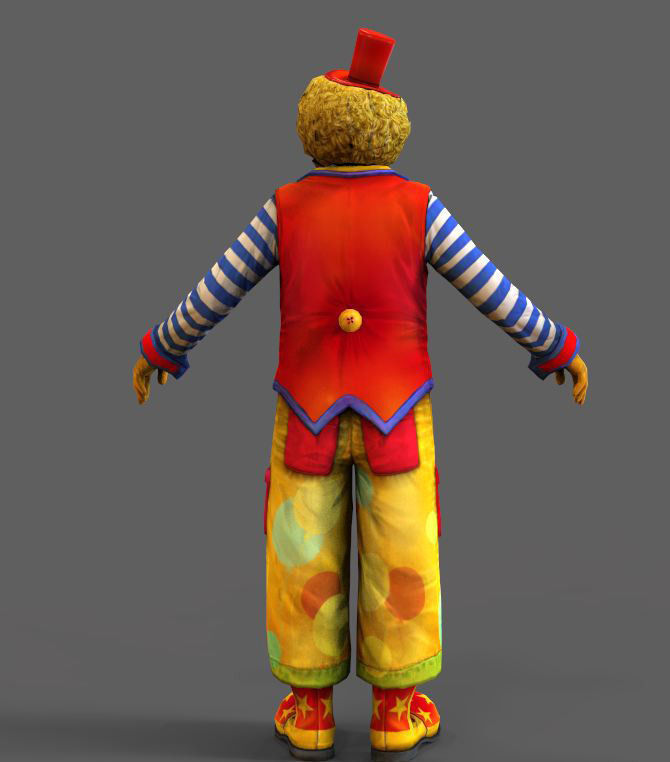 3D model Clown VR / AR / low-poly | CGTrader