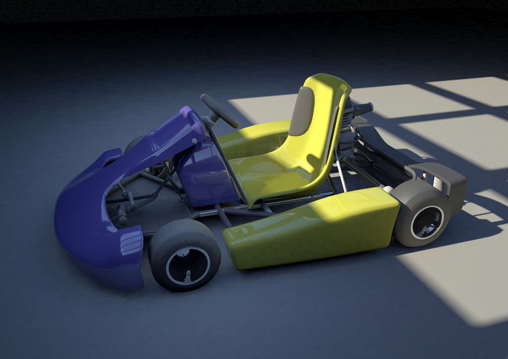 kart go free 3D model | CGTrader