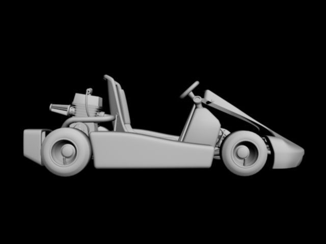 kart go free 3D model | CGTrader