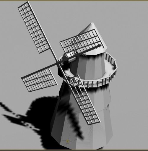 windmill free 3D model | CGTrader
