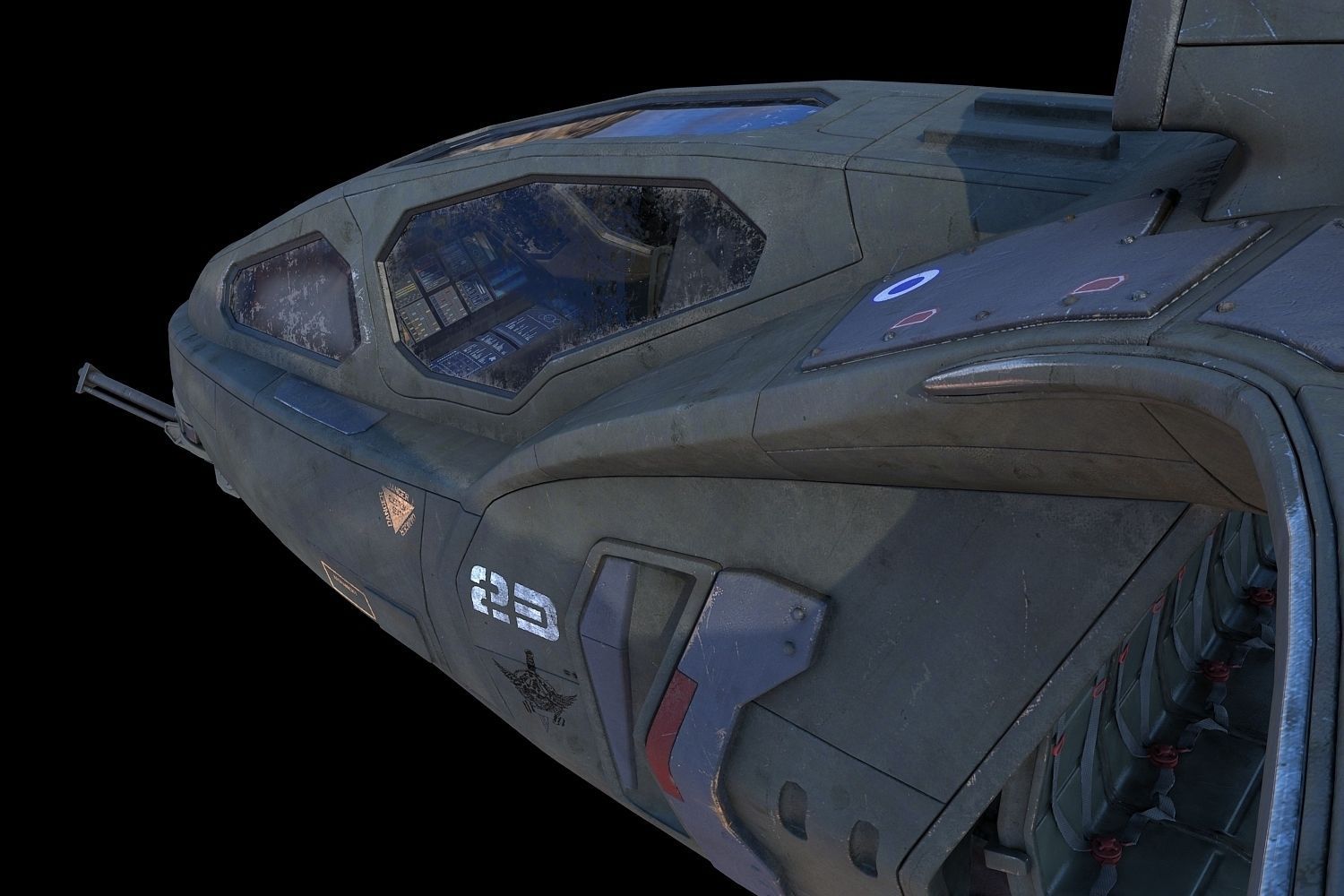 UH-144 HQ-3d model 3D model rigged | CGTrader