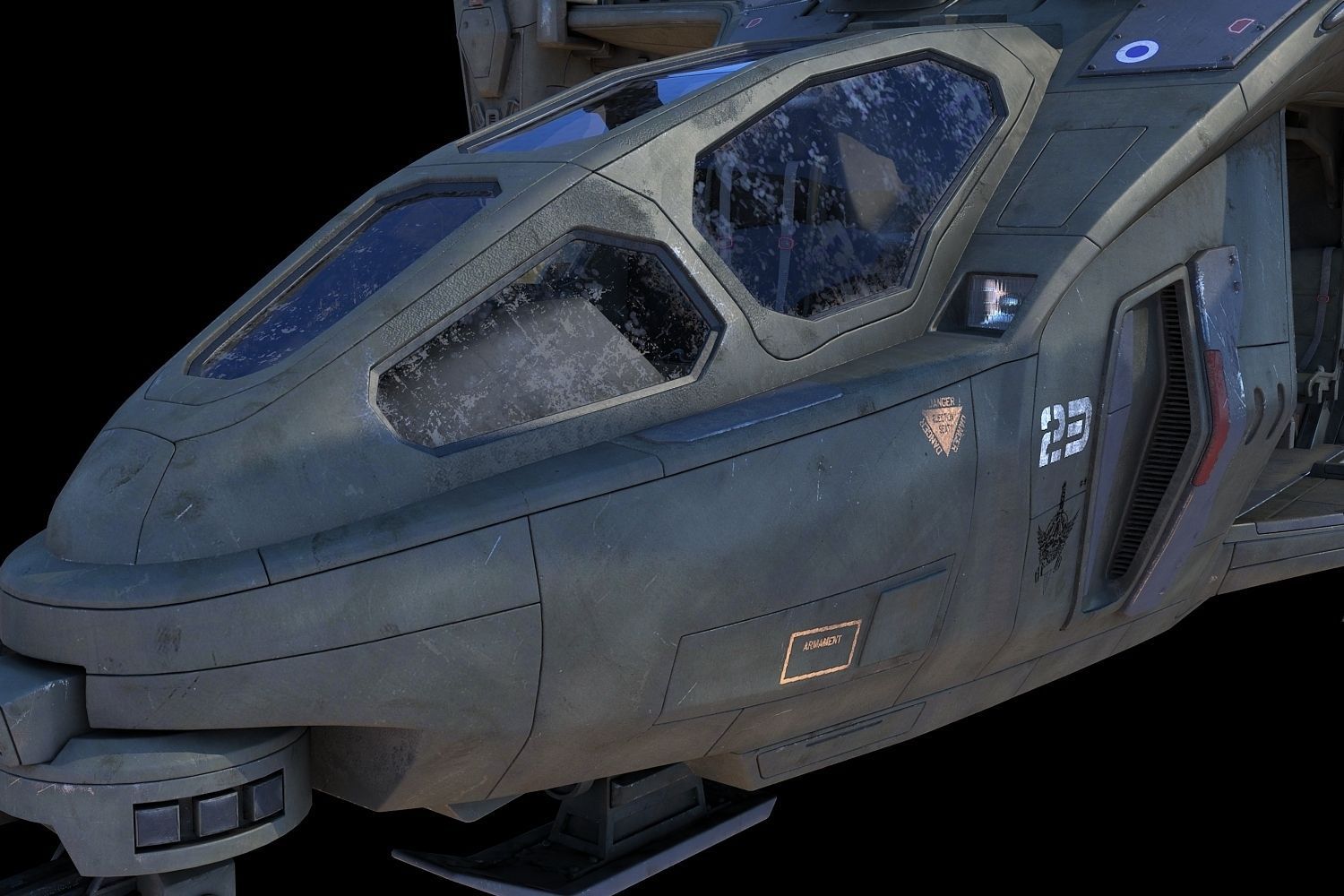 UH-144 HQ-3d model 3D model rigged | CGTrader