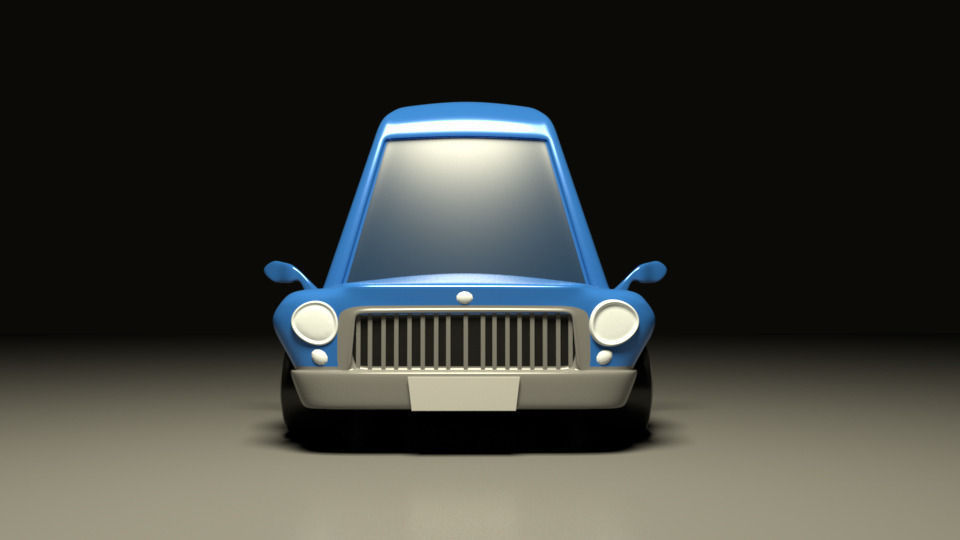 AS Cartoon Car Rigged for Maya 3D model rigged | CGTrader