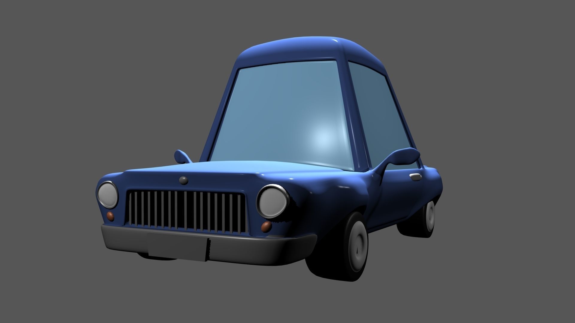 AS Cartoon Car Rigged for Maya 3D model rigged | CGTrader