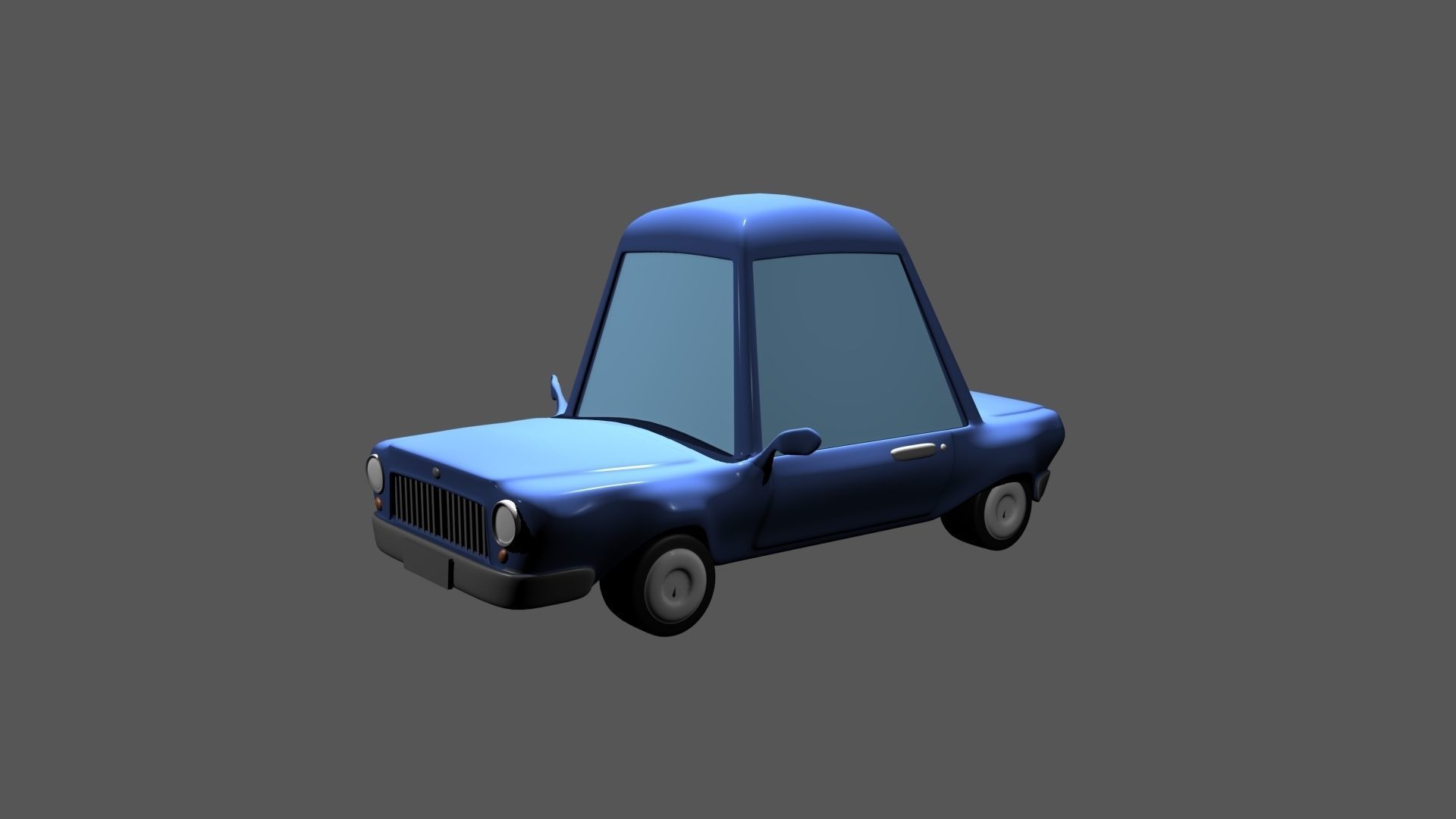 AS Cartoon Car Rigged for Maya 3D model rigged | CGTrader