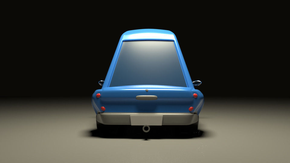 AS Cartoon Car Rigged for Maya 3D model rigged | CGTrader